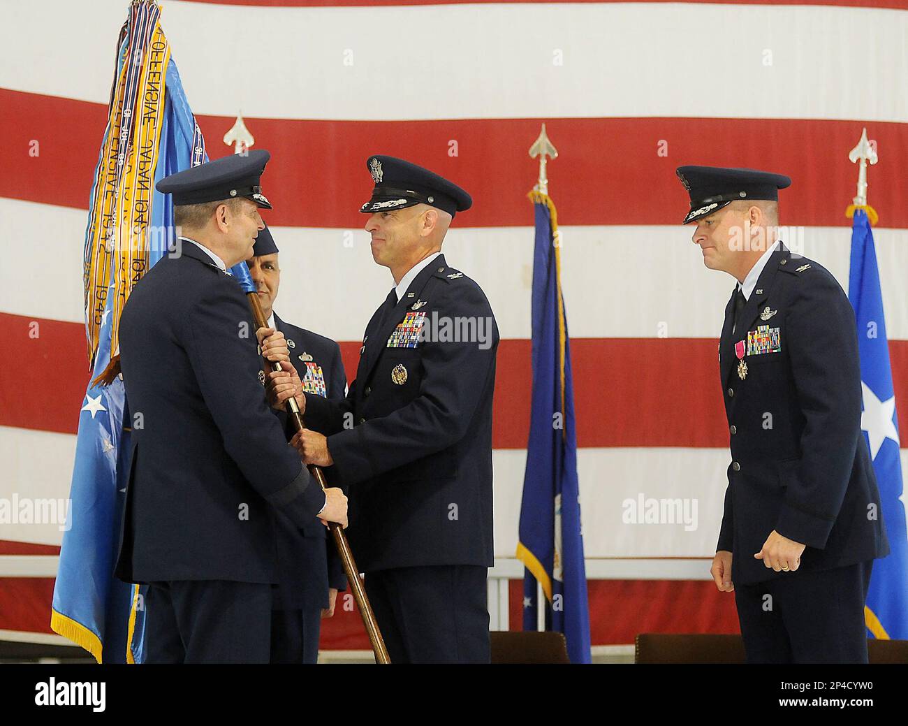 Gen. Robin Rand, left, commander of Air Education and Training Command ...