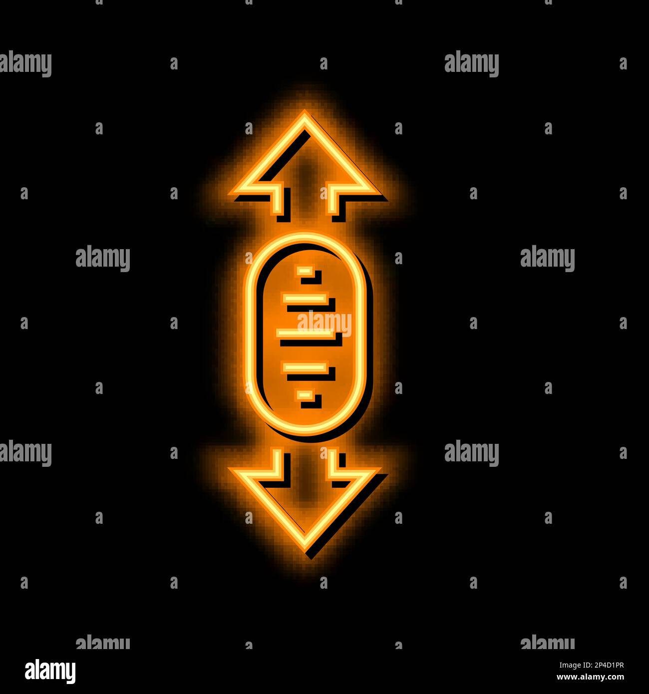 wheel scroll neon glow icon illustration Stock Vector Image & Art - Alamy