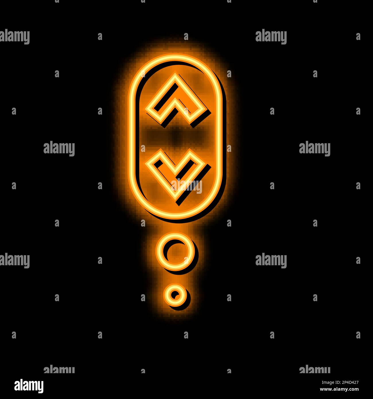 Scrolling neon Stock Vector Images - Alamy