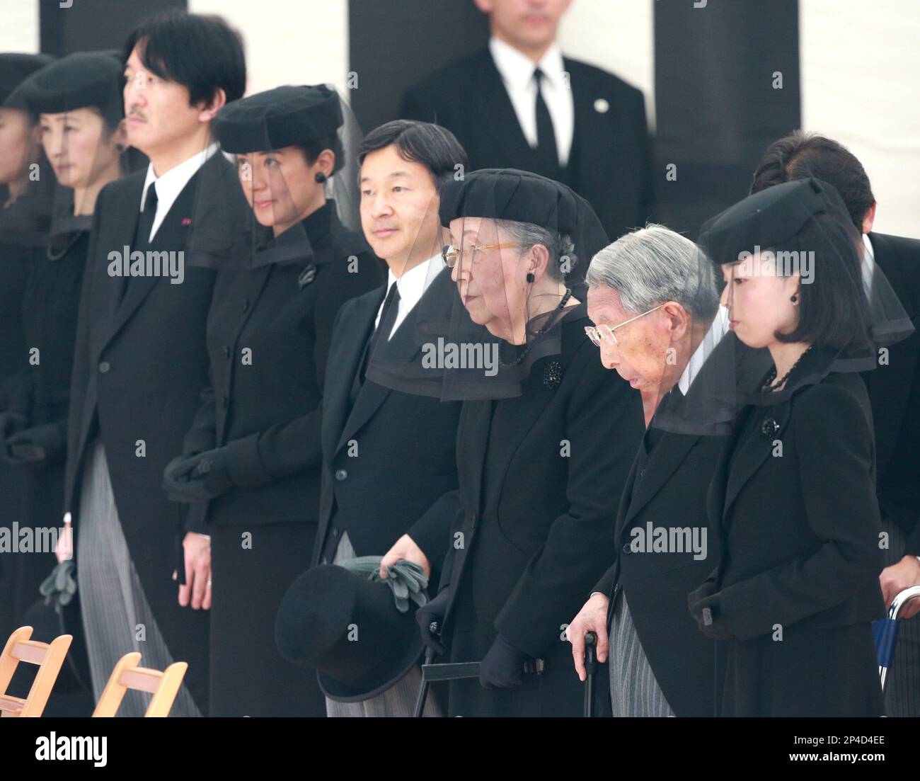 (R-L) Princess Akiko, Prince Mikasa and Princess Yuriko, Crown Prince ...