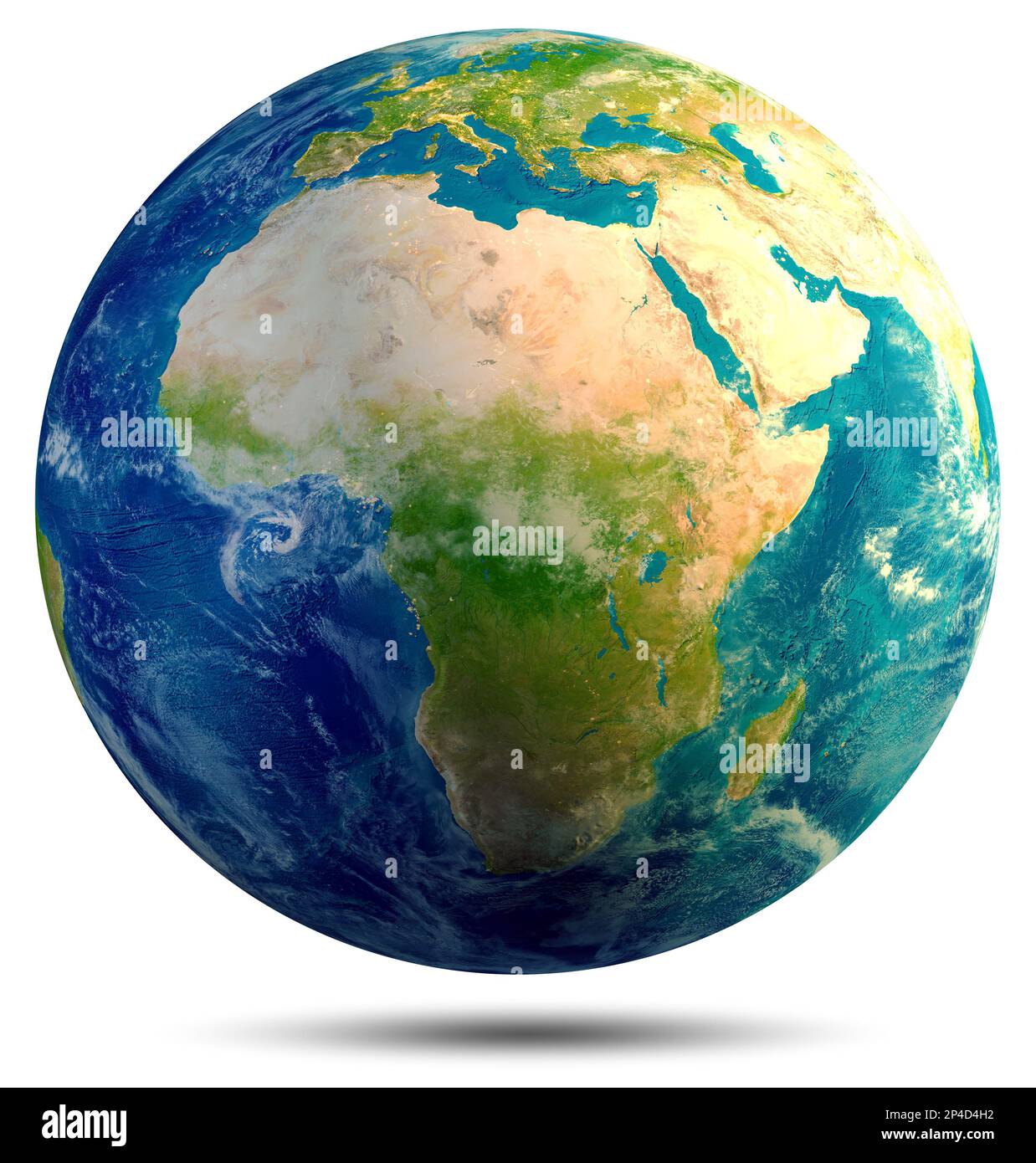 Planet Earth - Africa. Elements of this image furnished by NASA. 3d ...