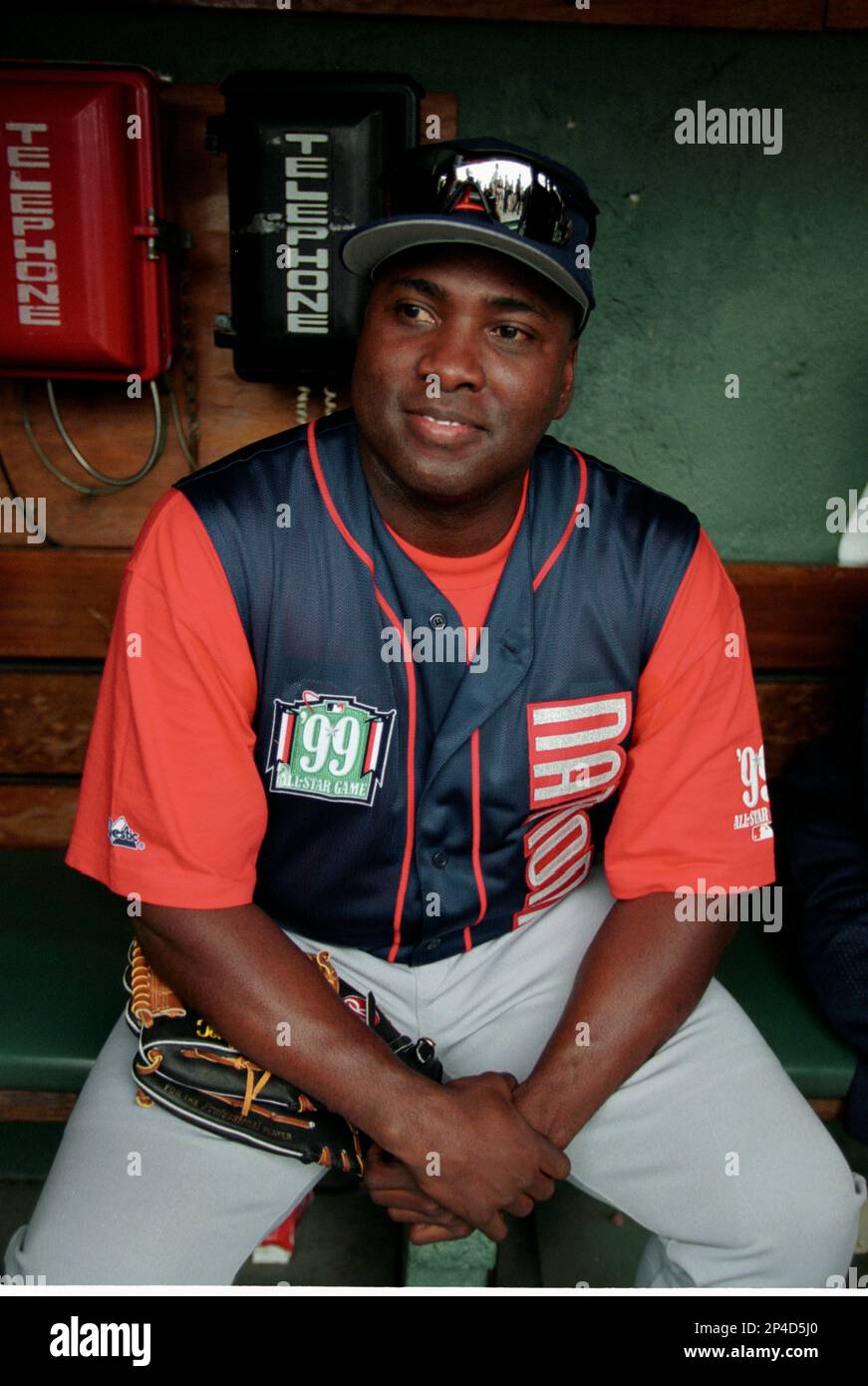 San Diego Padres Tony Gwynn plays in the 1999 MLB All Star game at Fenway Park on July 13,1999 ...