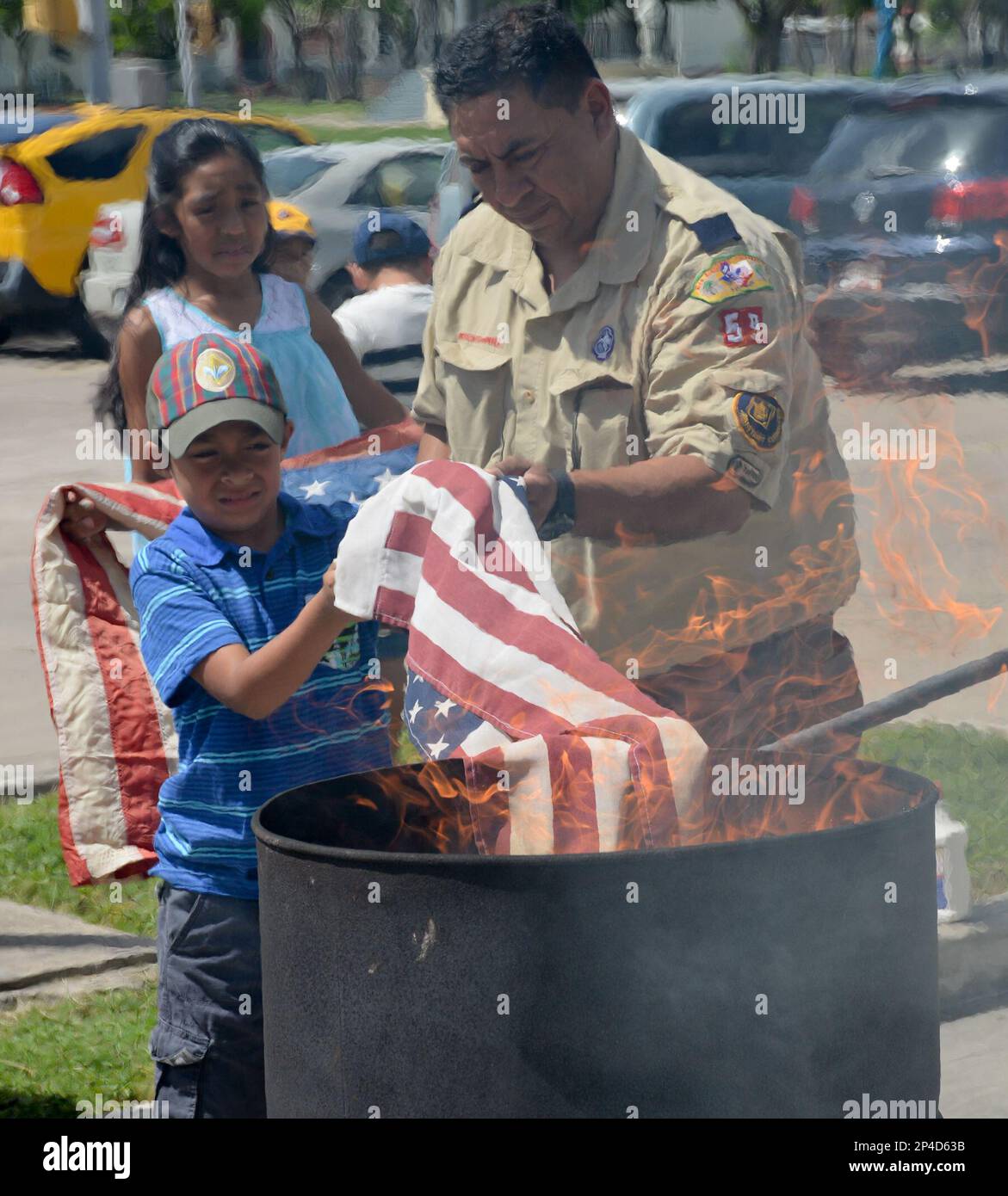 In this June 14, 2014 photo, Port Isabel Cub Master Nick Lopez assists ...