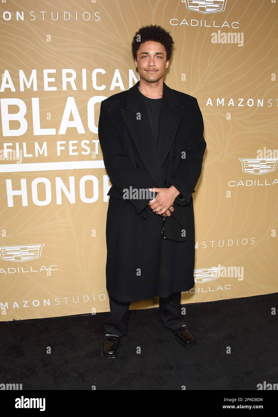 Corteon Moore walking the red carpet at the 5th American Black Film ...