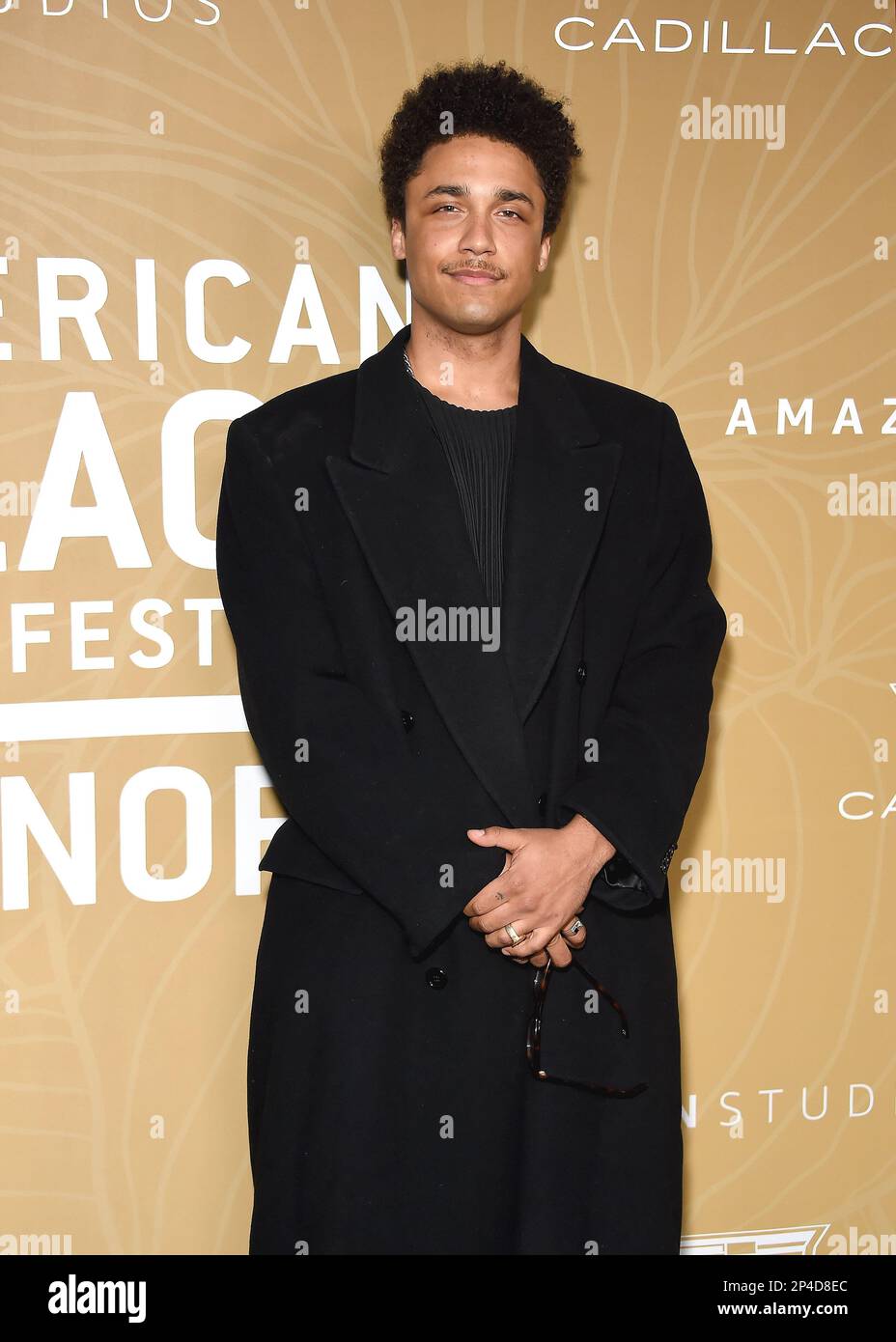 Corteon Moore walking the red carpet at the 5th American Black Film ...