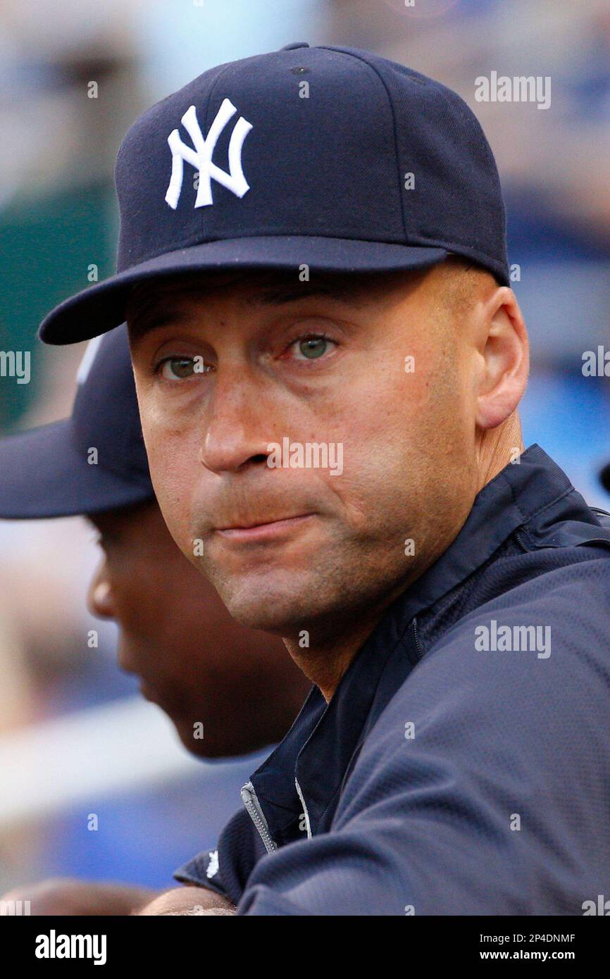 June 6, 2014: New York Yankees shortstop Derek Jeter (2) looks on ...