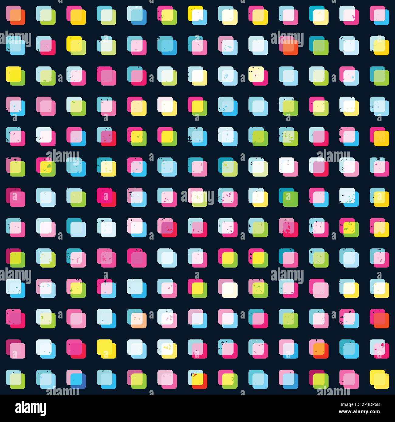 Abstract blue red neon squares hi-res stock photography and images - Alamy