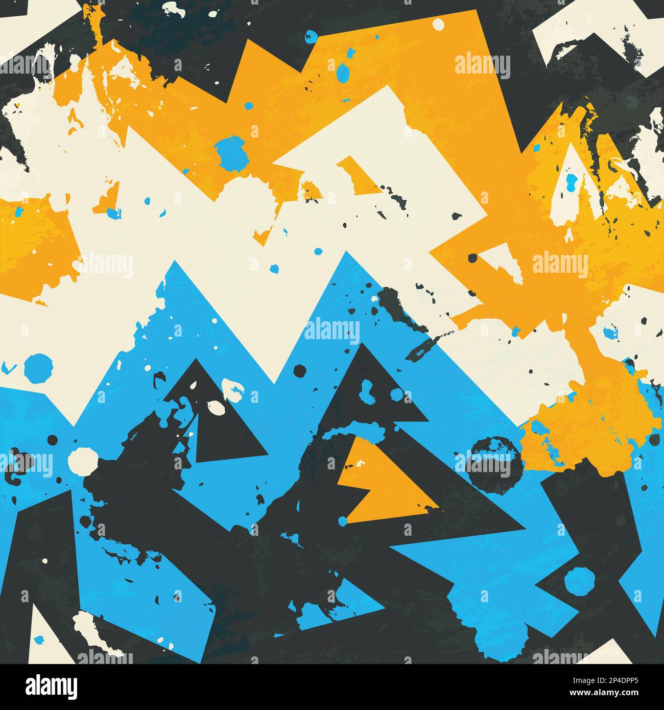 colored grunge seamless pattern Stock Vector Image & Art - Alamy