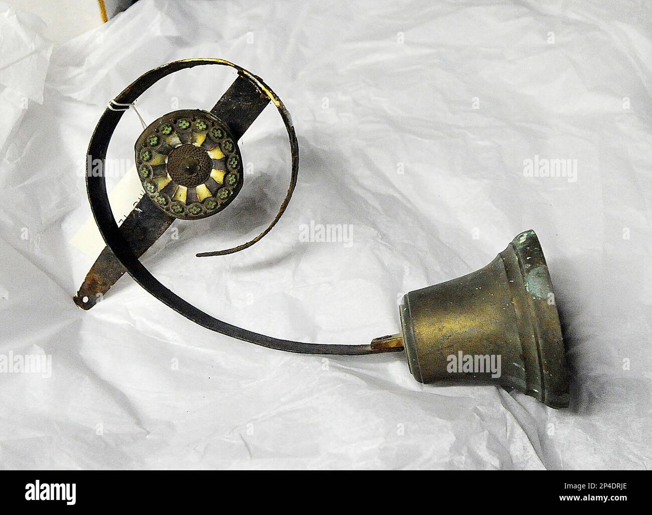 One of the old bells from the old servant bell call system for the ...
