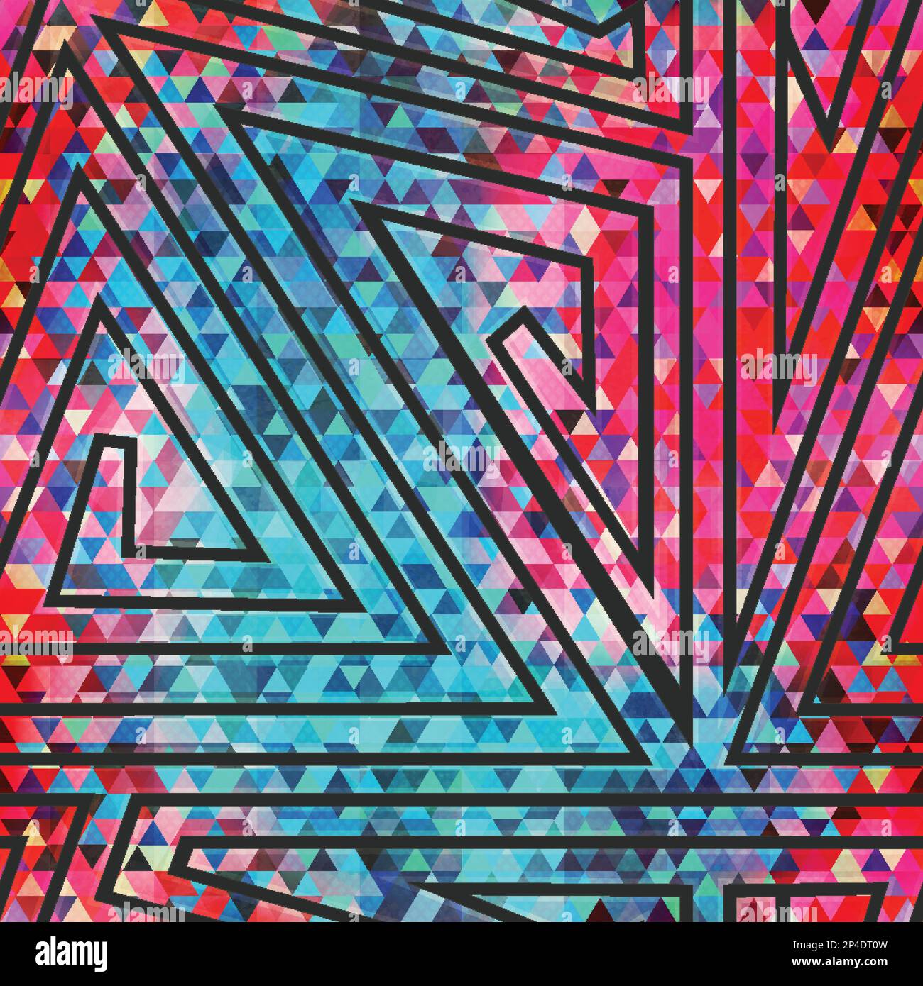 Bright triangle Stock Vector Images - Alamy