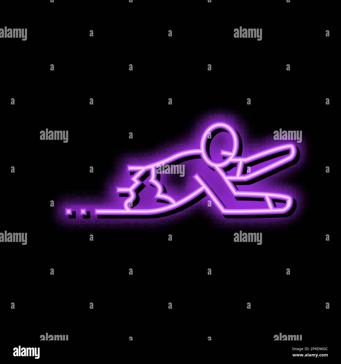 corpse zombie neon glow icon illustration Stock Vector Image & Art - Alamy