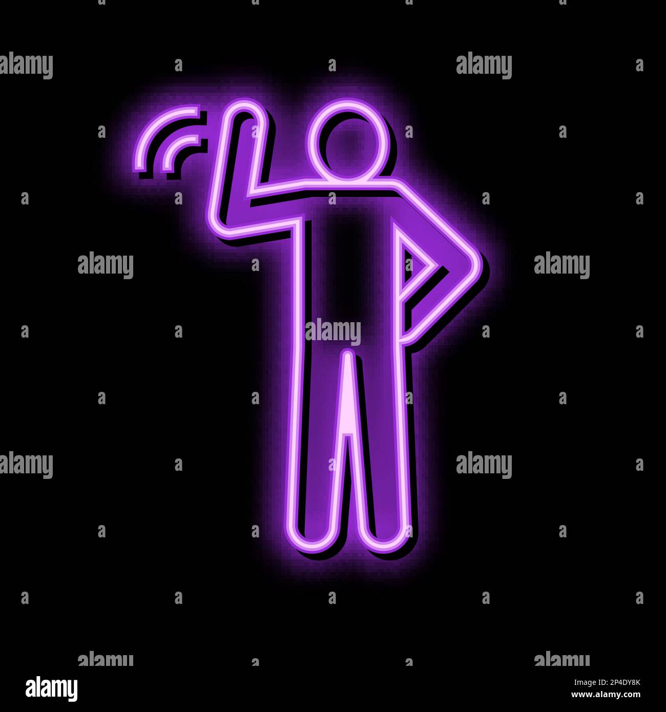 Stick figure hello Stock Vector Images - Alamy