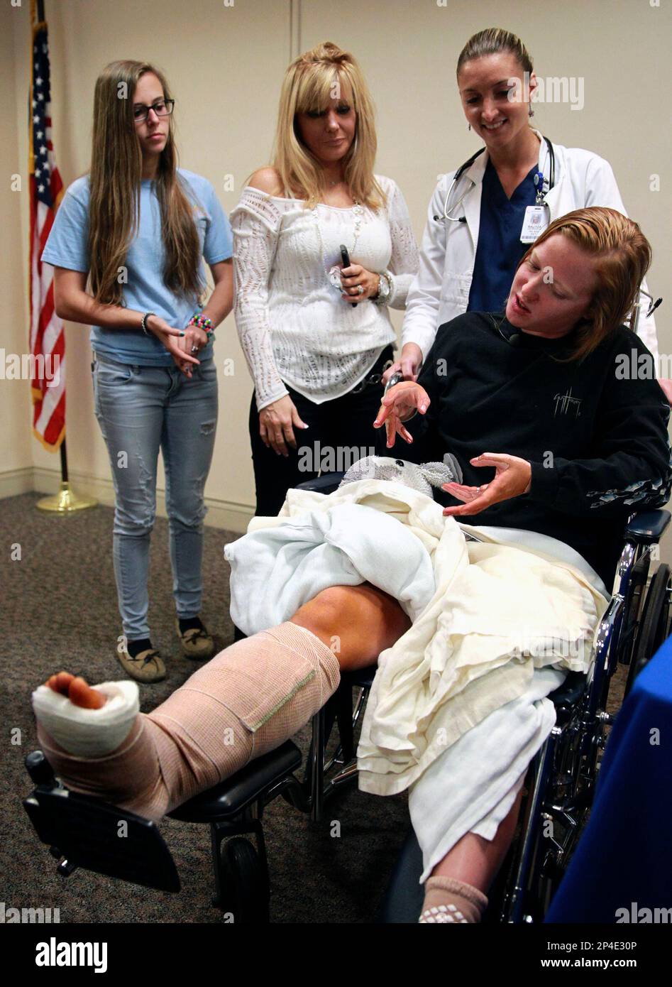 Jessica Vaughn Shark Bite