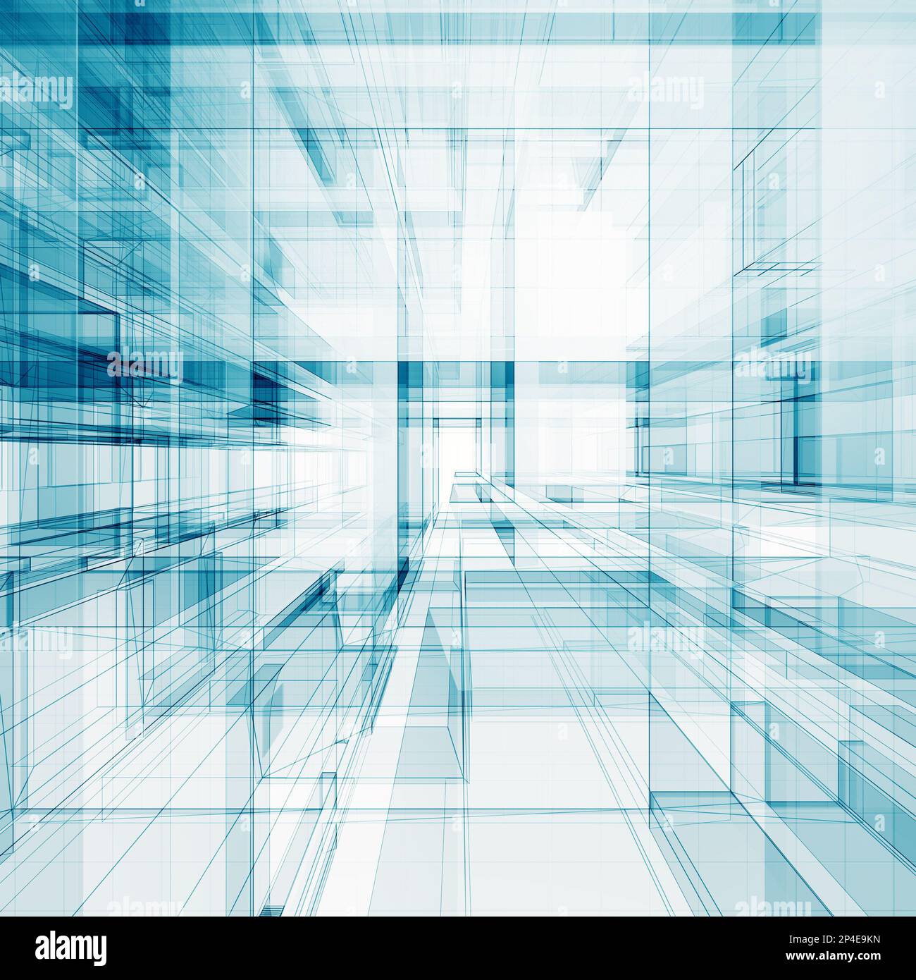 Abstract architecture. Concept view background 3D rendering Stock Photo ...