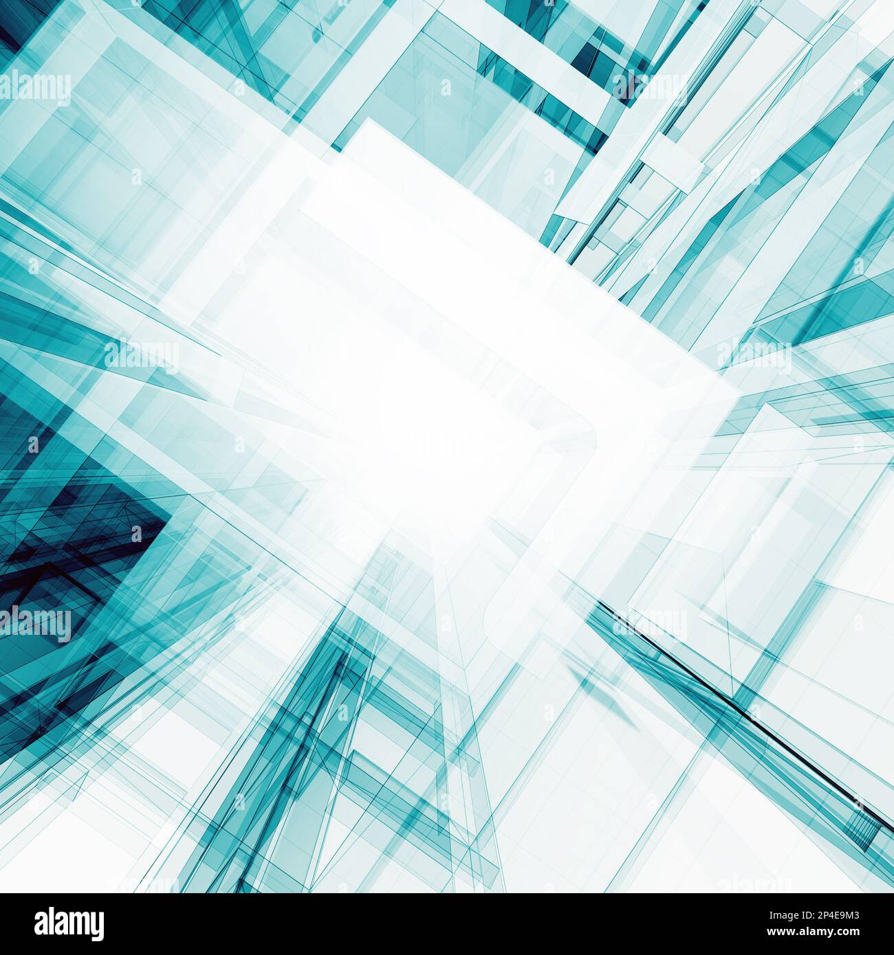 Abstract architecture. Concept view background 3D rendering Stock Photo ...