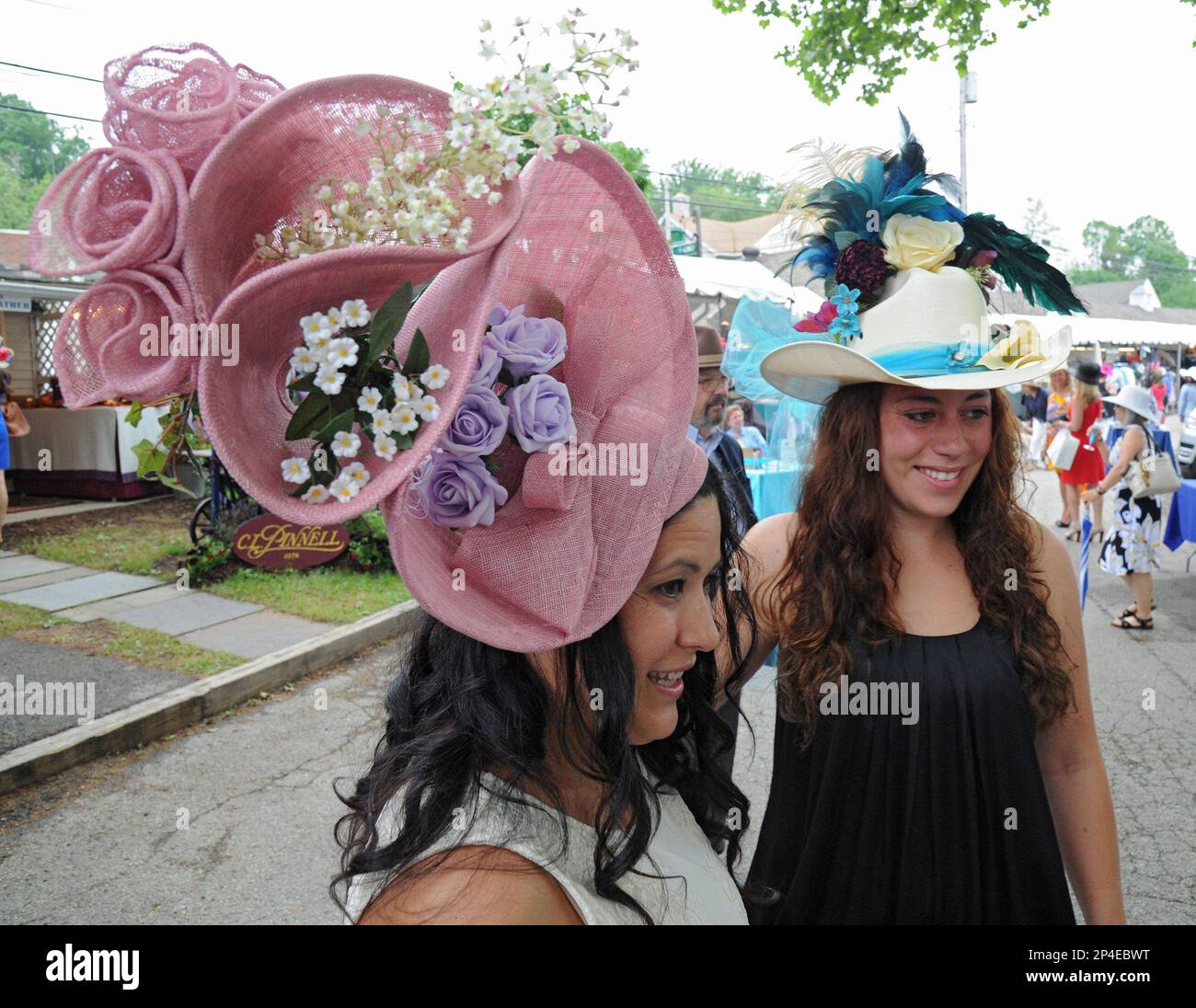 Brenda Glisson, left, of West Chester, Pa., and her friend Katie Homer ...