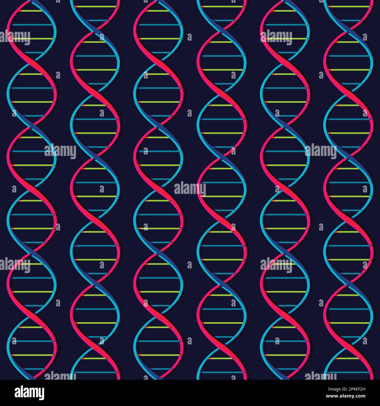 DNA(deoxyribonucleic acid) seamless pattern Stock Vector Image & Art ...