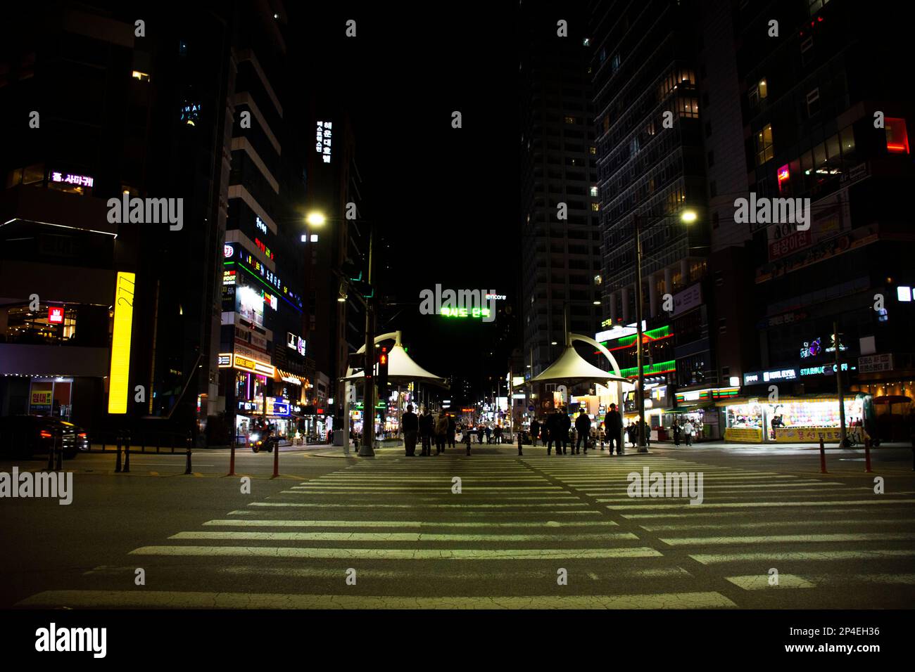 Landscape cityscape Gyeongsangnam do city with korean people driving ...
