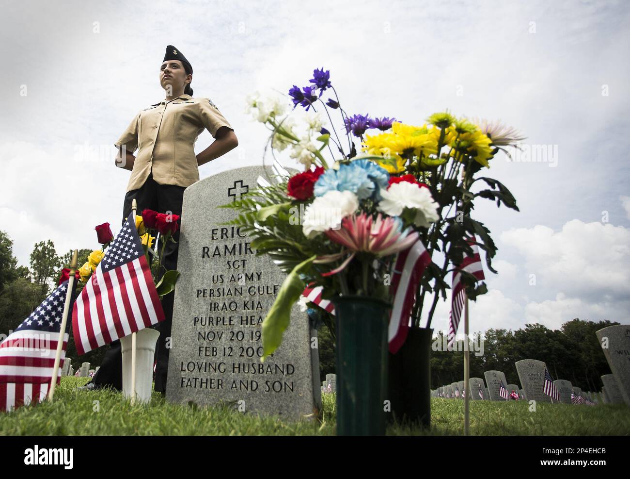 During the annual Memorial Day Ceremony held at the Florida National ...