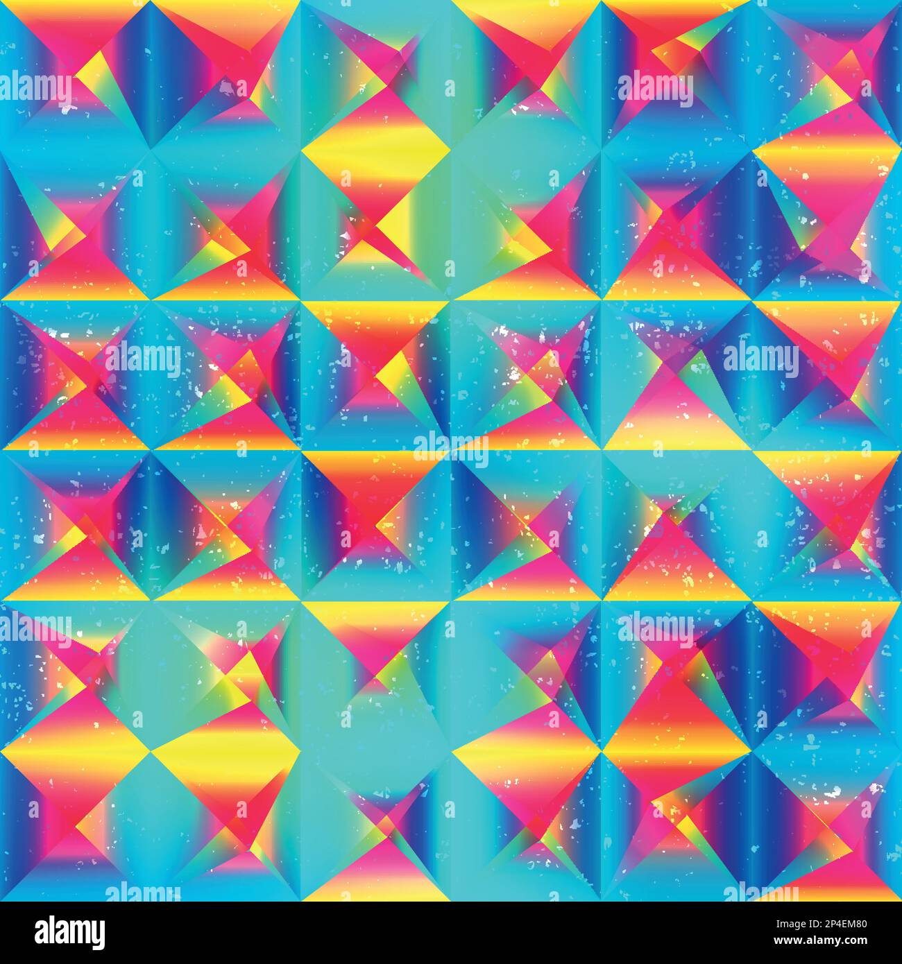 Psychedelic square seamless pattern Stock Vector Image & Art - Alamy