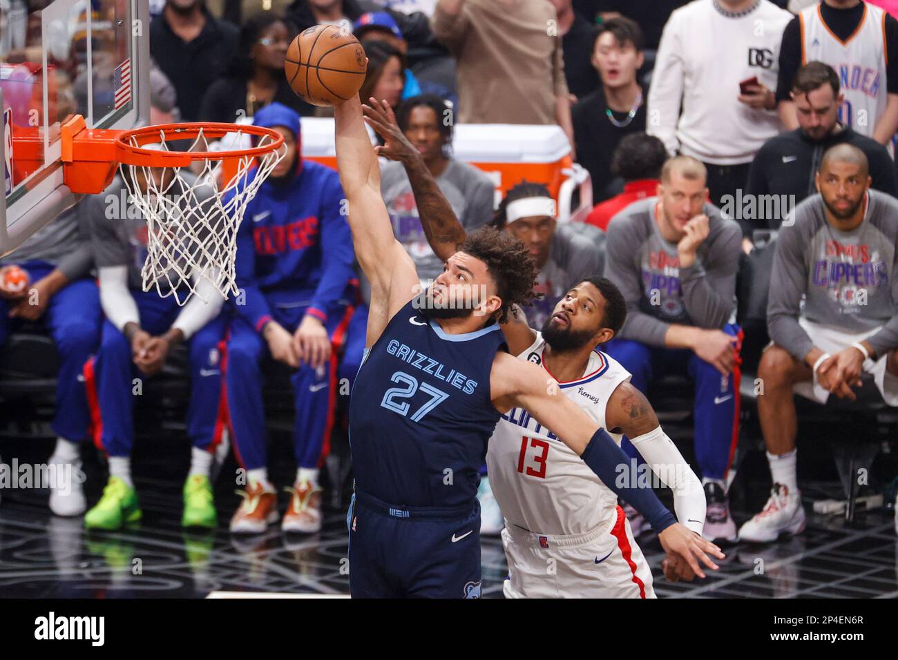Los Angeles, United States. 05th Mar, 2023. Memphis Grizzlies forward ...