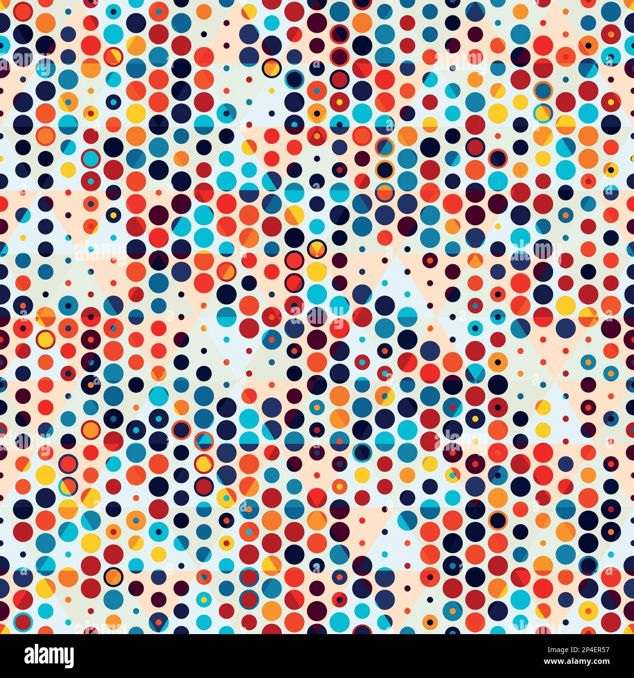 Seamless colourful vector dot pattern hi-res stock photography and ...