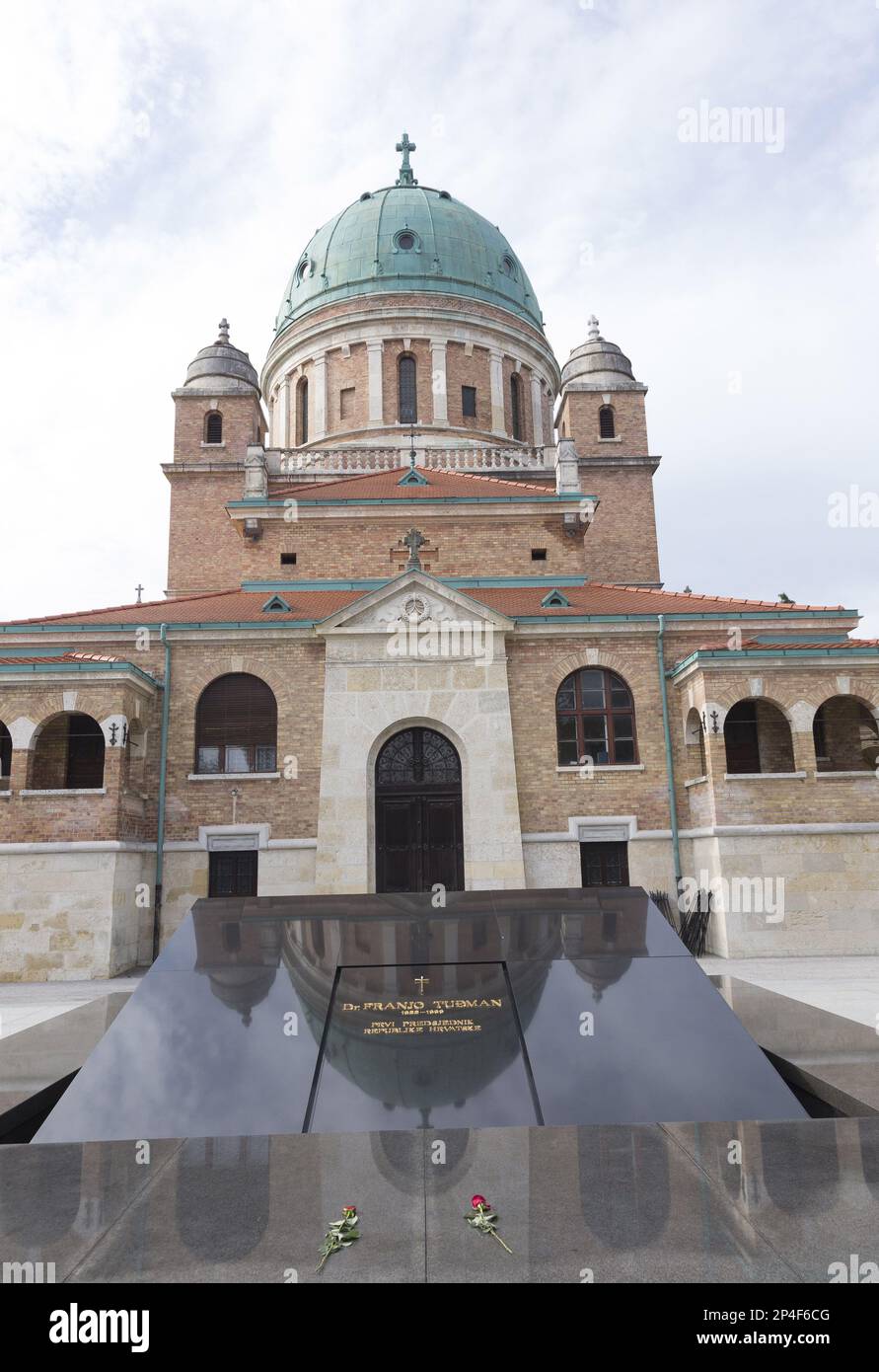 Tomb of first Croatian president Tudjman Stock Photo - Alamy