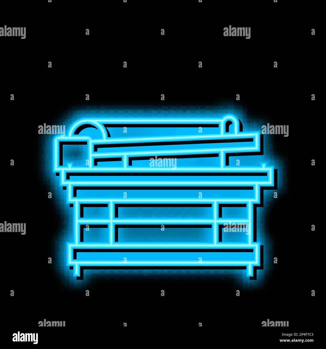 shaker table neon glow icon illustration Stock Vector Image & Art - Alamy