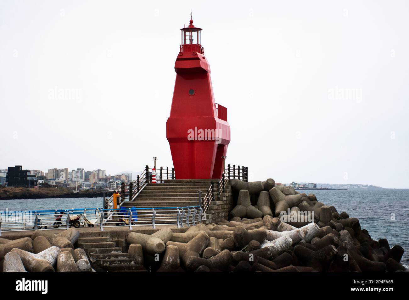 Iho Tewoo red pony horse Lighthouses and tetrapod for breakwater and ...