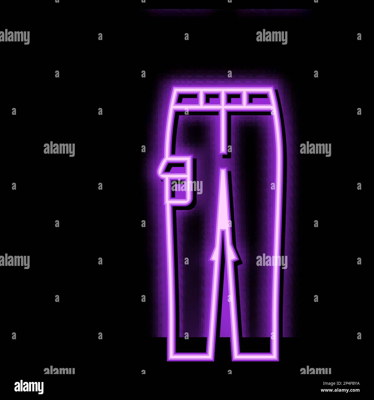 trousers pants apparel color icon vector illustration Stock Vector ...
