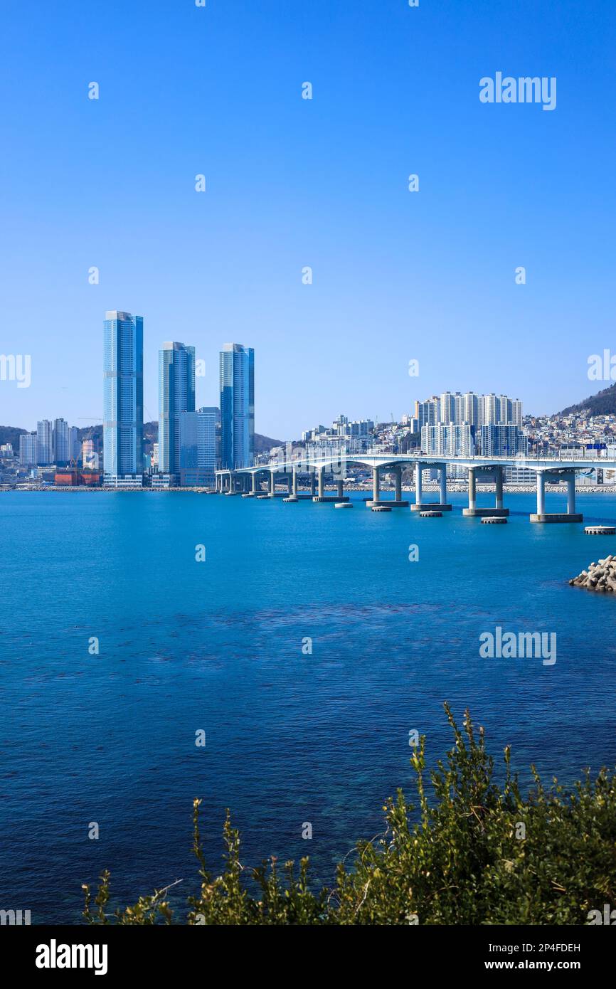 Songdo Bay in Busan, Korea Stock Photo - Alamy