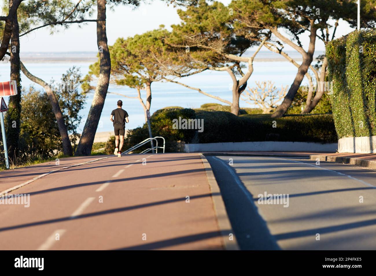 Athlete running on promenade hi-res stock photography and images - Alamy