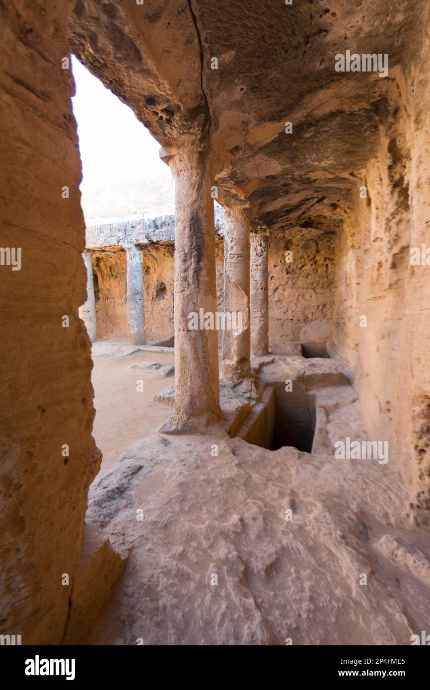 Cyprus, Pathos, the Tombs of the Kings Stock Photo - Alamy