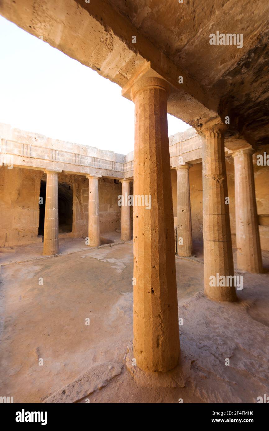 Cyprus, Pathos, the Tombs of the Kings Stock Photo - Alamy