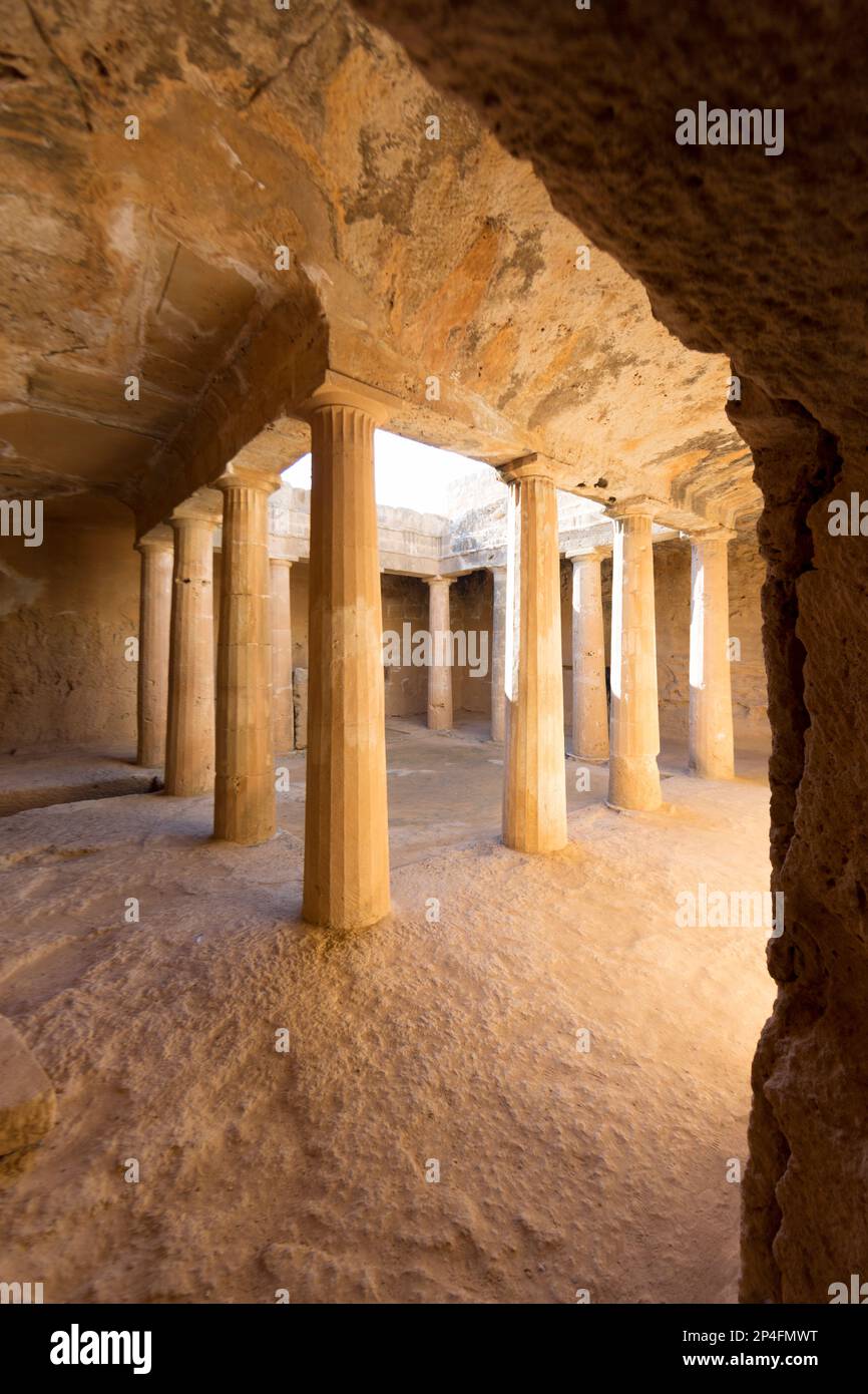 Cyprus, Pathos, the Tombs of the Kings Stock Photo - Alamy