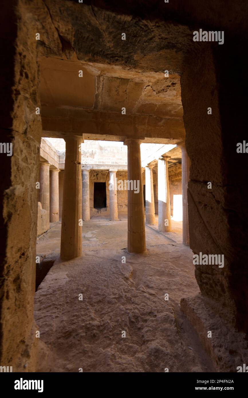Cyprus, Pathos, the Tombs of the Kings Stock Photo - Alamy