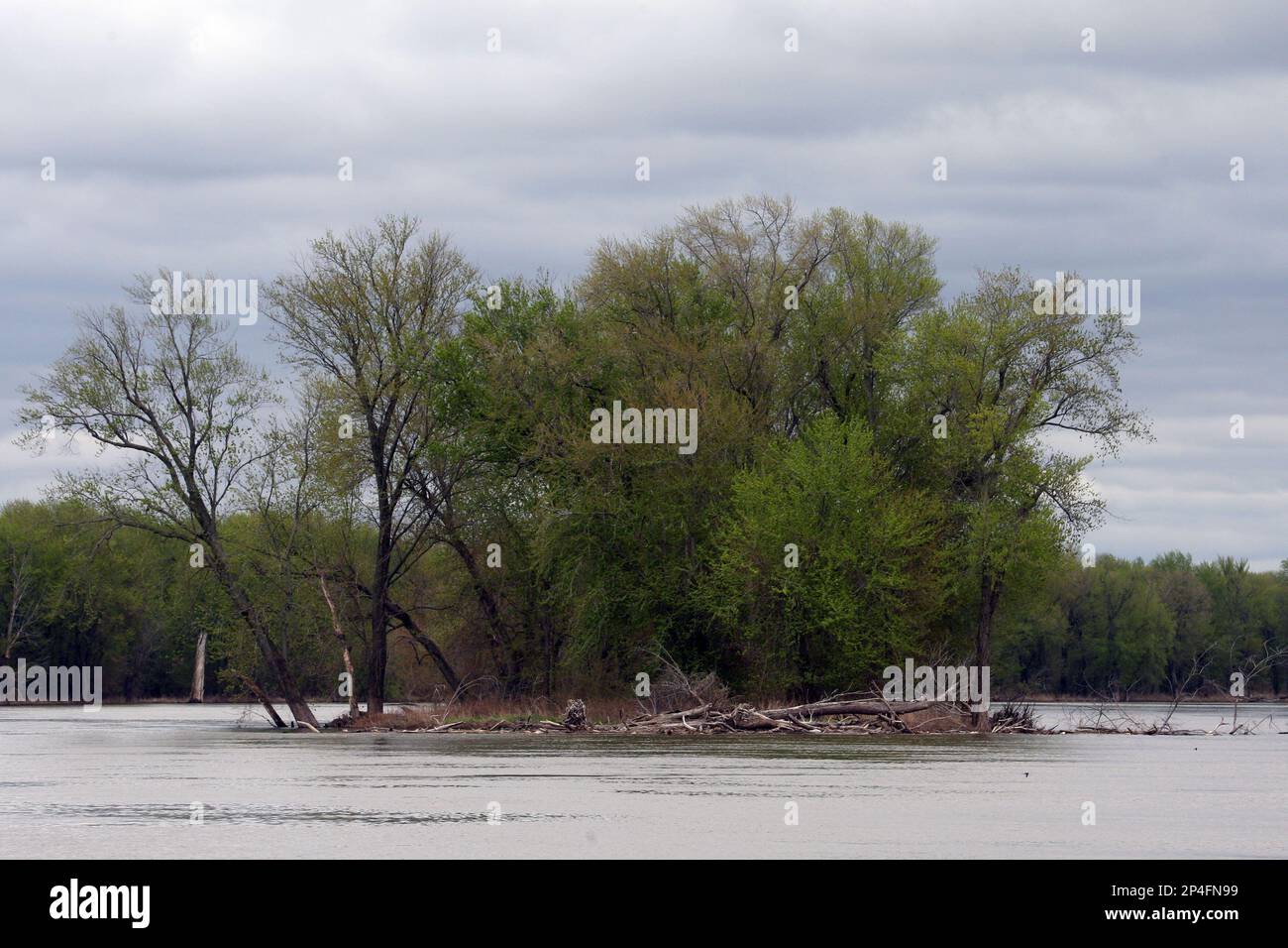 This May 1, 2014 photo shows Huron Island Thursday May 1, 2014 on the ...