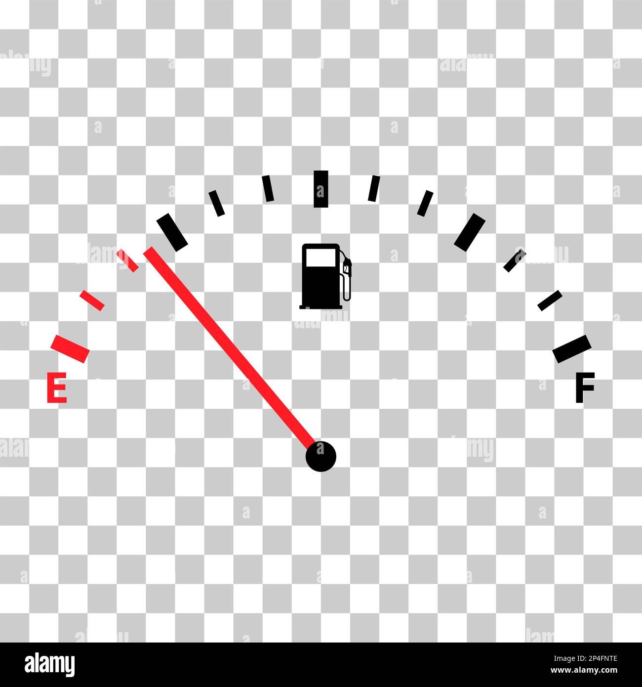 Fuel car indicator icon, gauge petrol automobile meter symbol, control ...