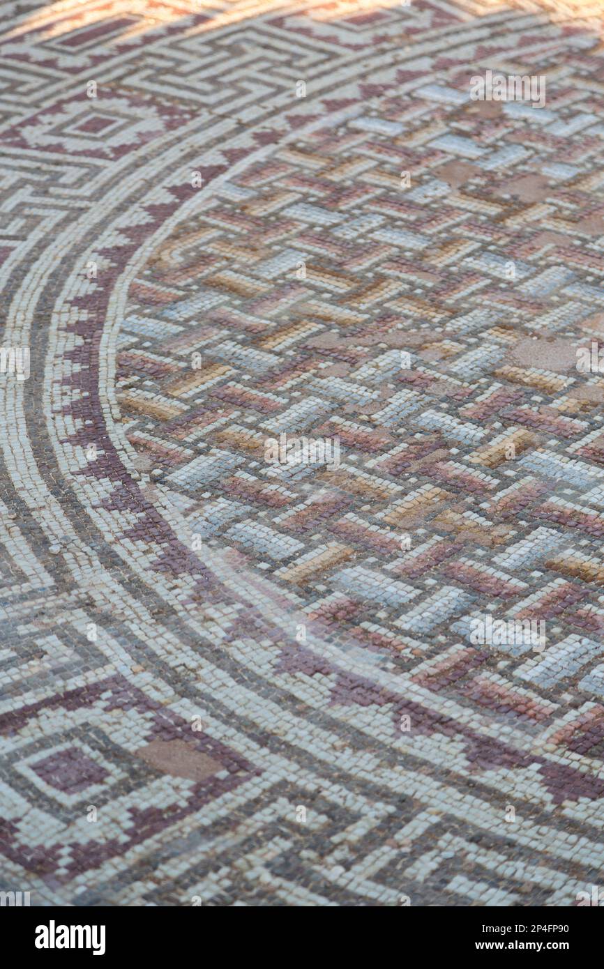 Cyprus, Pathos, Roman mosaic at the Archaeological site of Kato Pathos ...