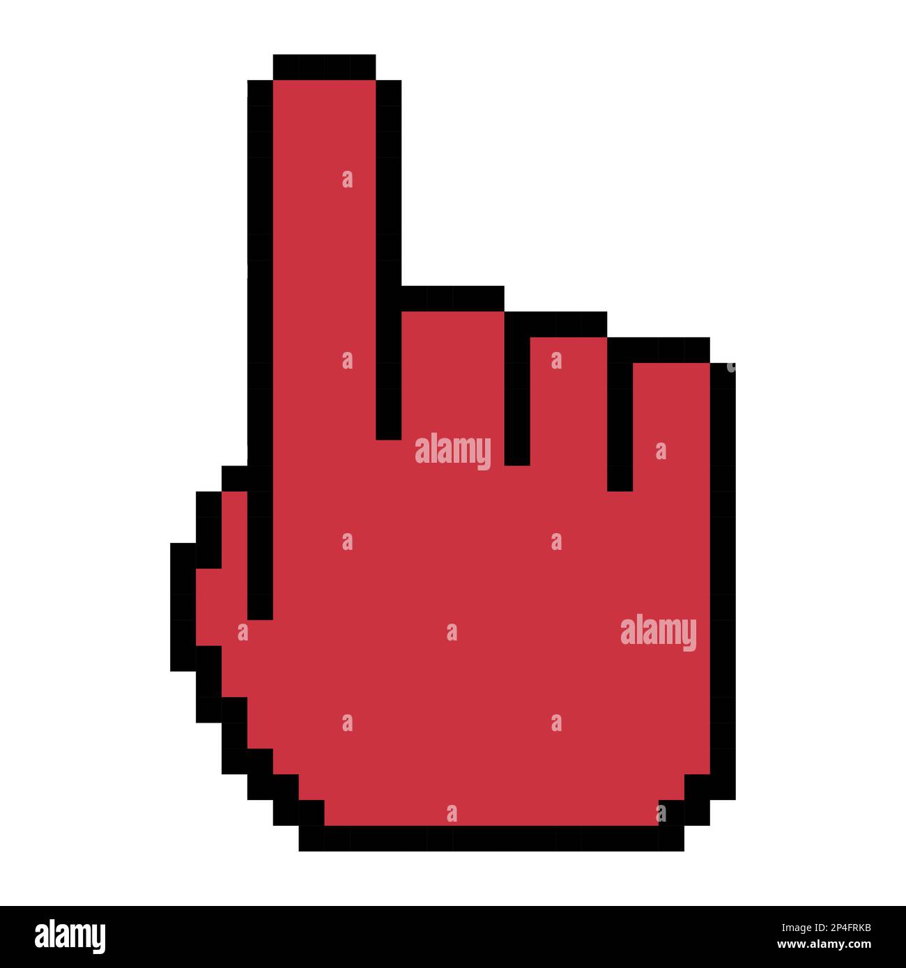 Mouse Cursor Pixel Icon Web Click Symbol Computer Pointer Vector