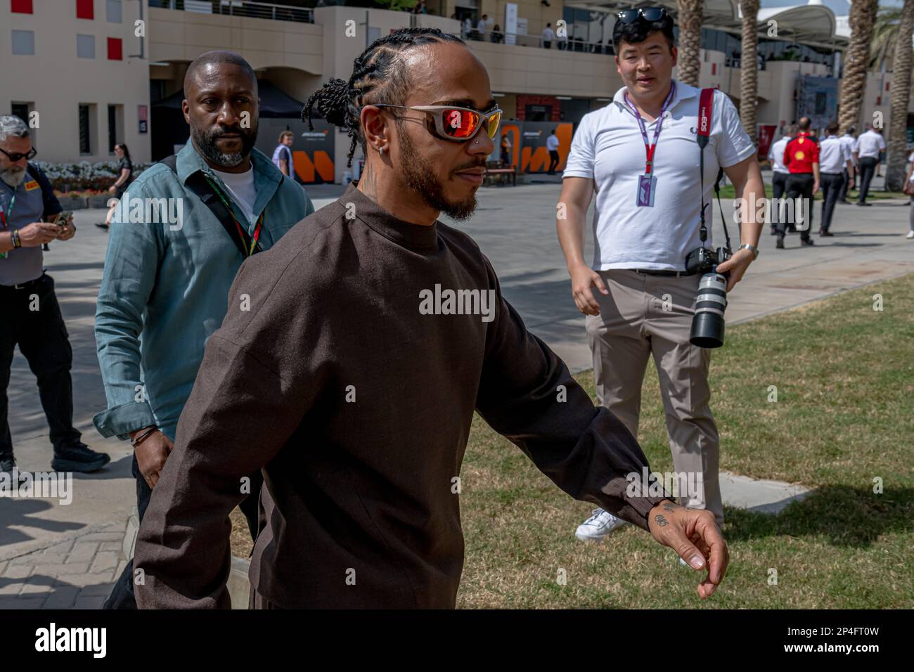 Lewis hamilton bahrain 2023 sunday hi-res stock photography and images ...