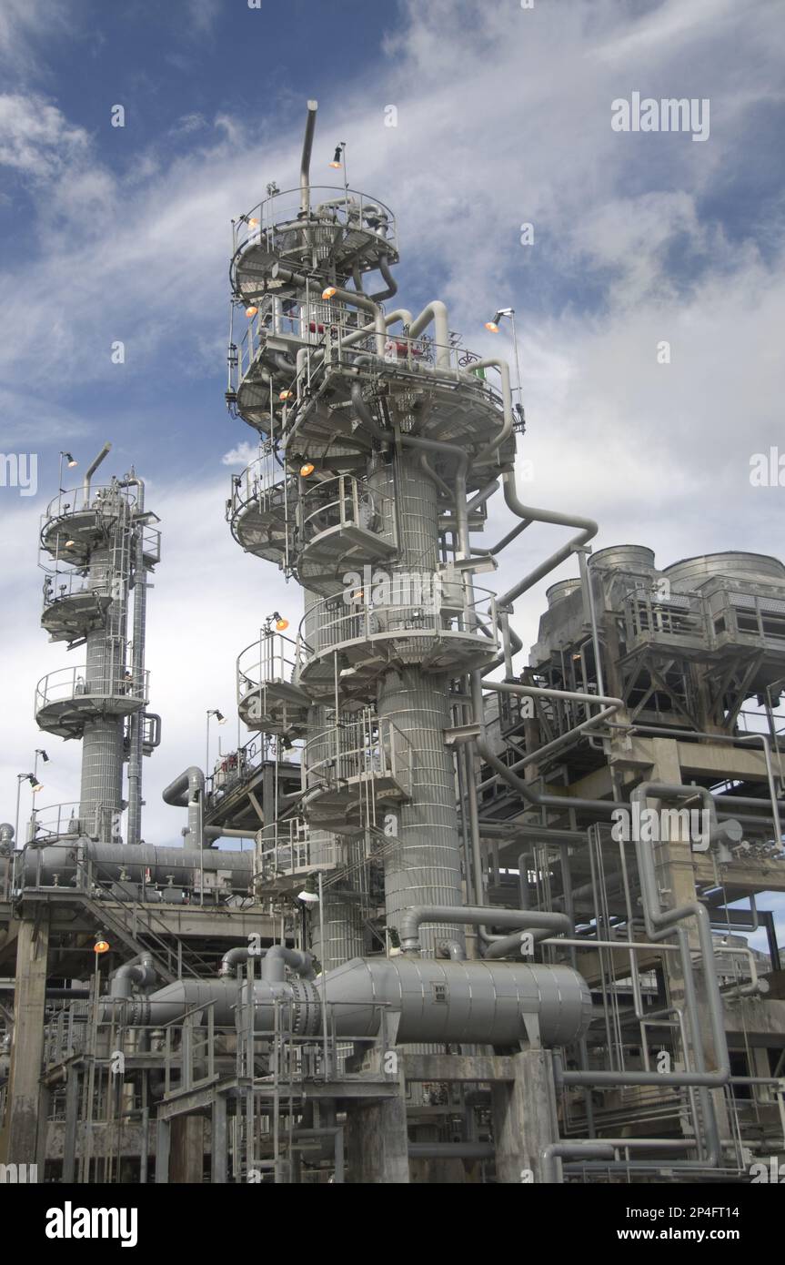 Pipelines and vessels, Tangguh LNG (Liquified Natural Gas) plant ...