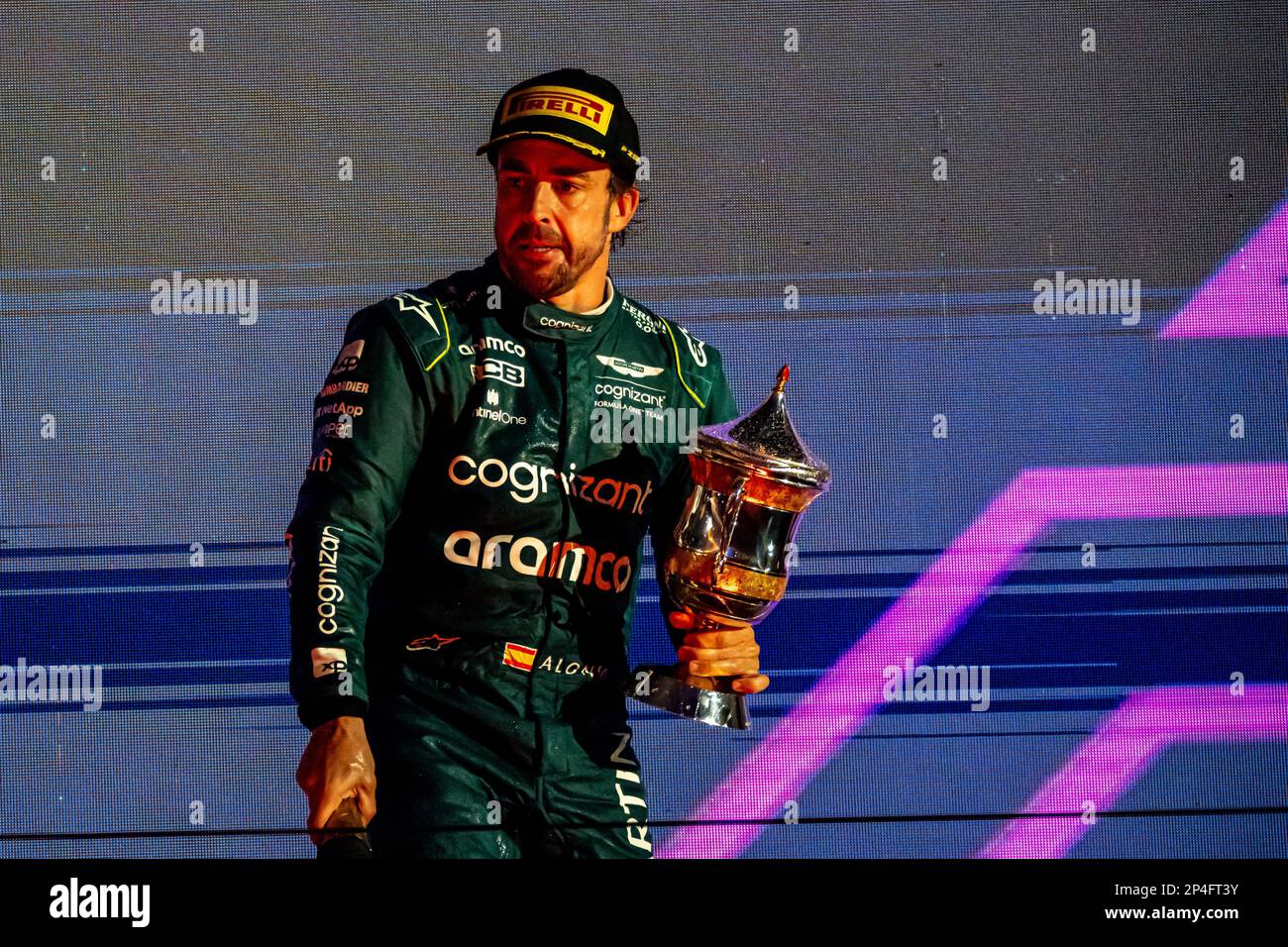 BAHRAIN INTERNATIONAL CIRCUIT, BAHRAIN - MARCH 05: Fernando Alonso ...