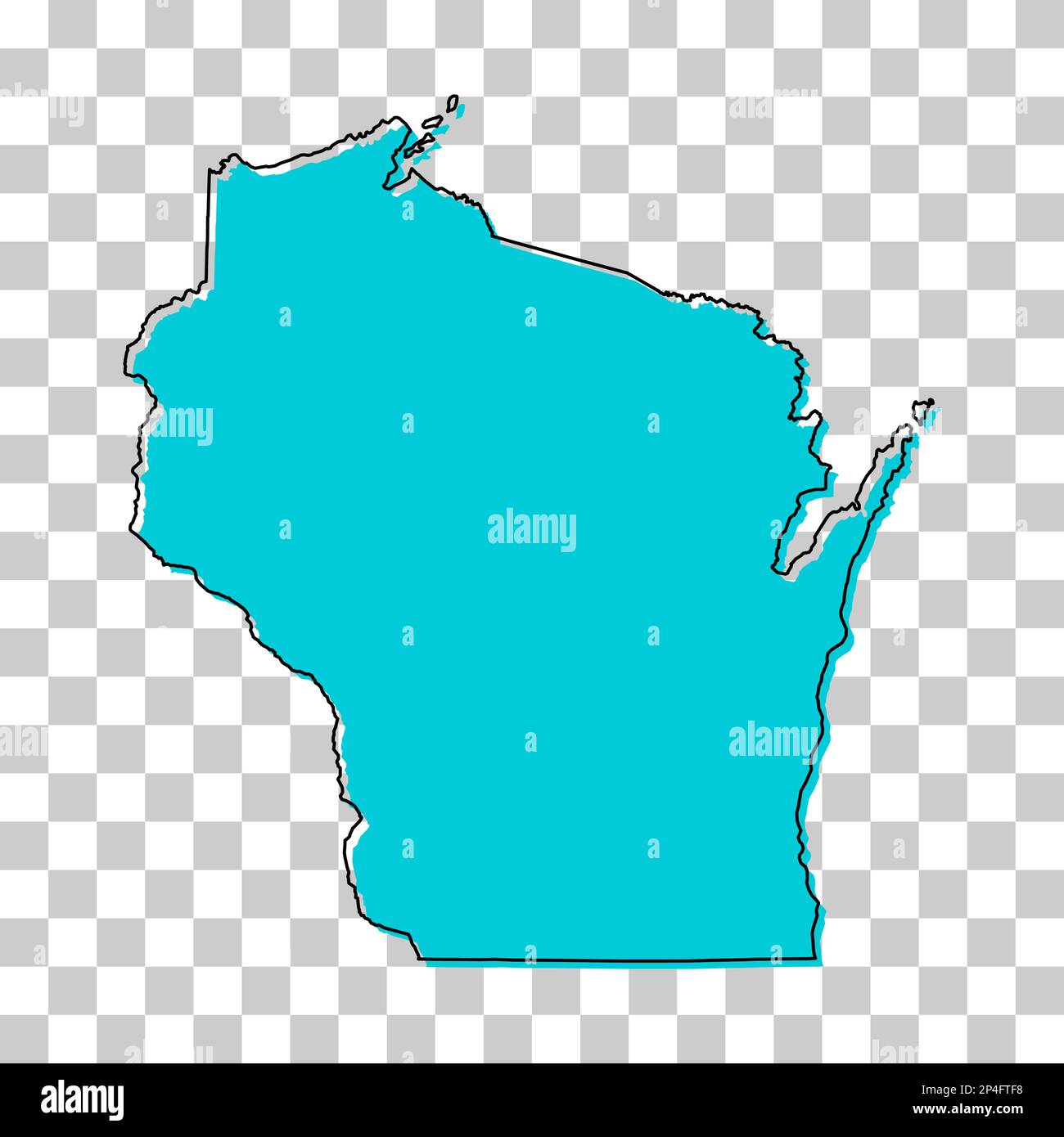 Madison county map vector vectors hi-res stock photography and images ...