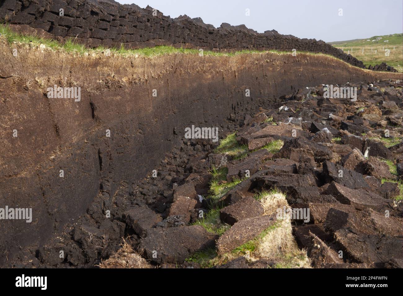 Peat blocks hi-res stock photography and images - Alamy