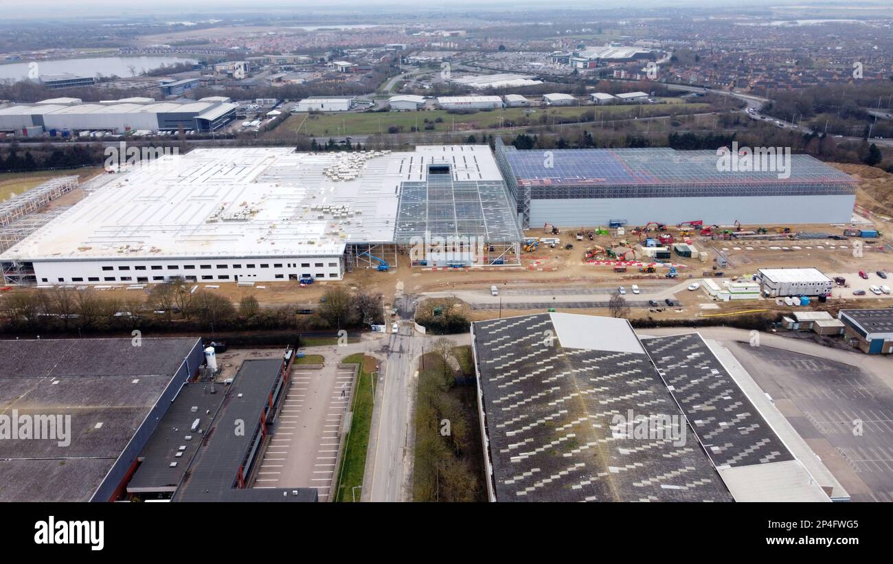 Peterborough, UK. 05th Mar, 2023. A £150 million factory for Crown ...