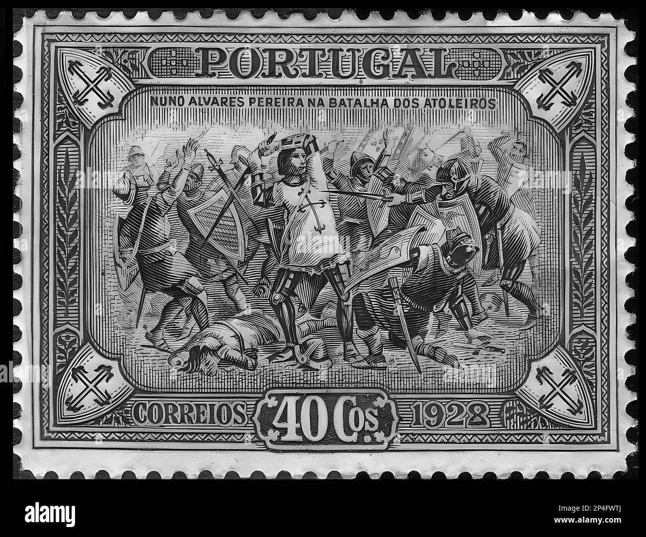 Old portugal postage stamp hi-res stock photography and images - Alamy
