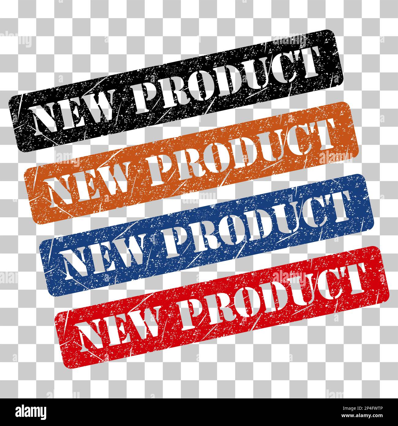 New product stamp symbol, label sticker sign button, text banner vector ...