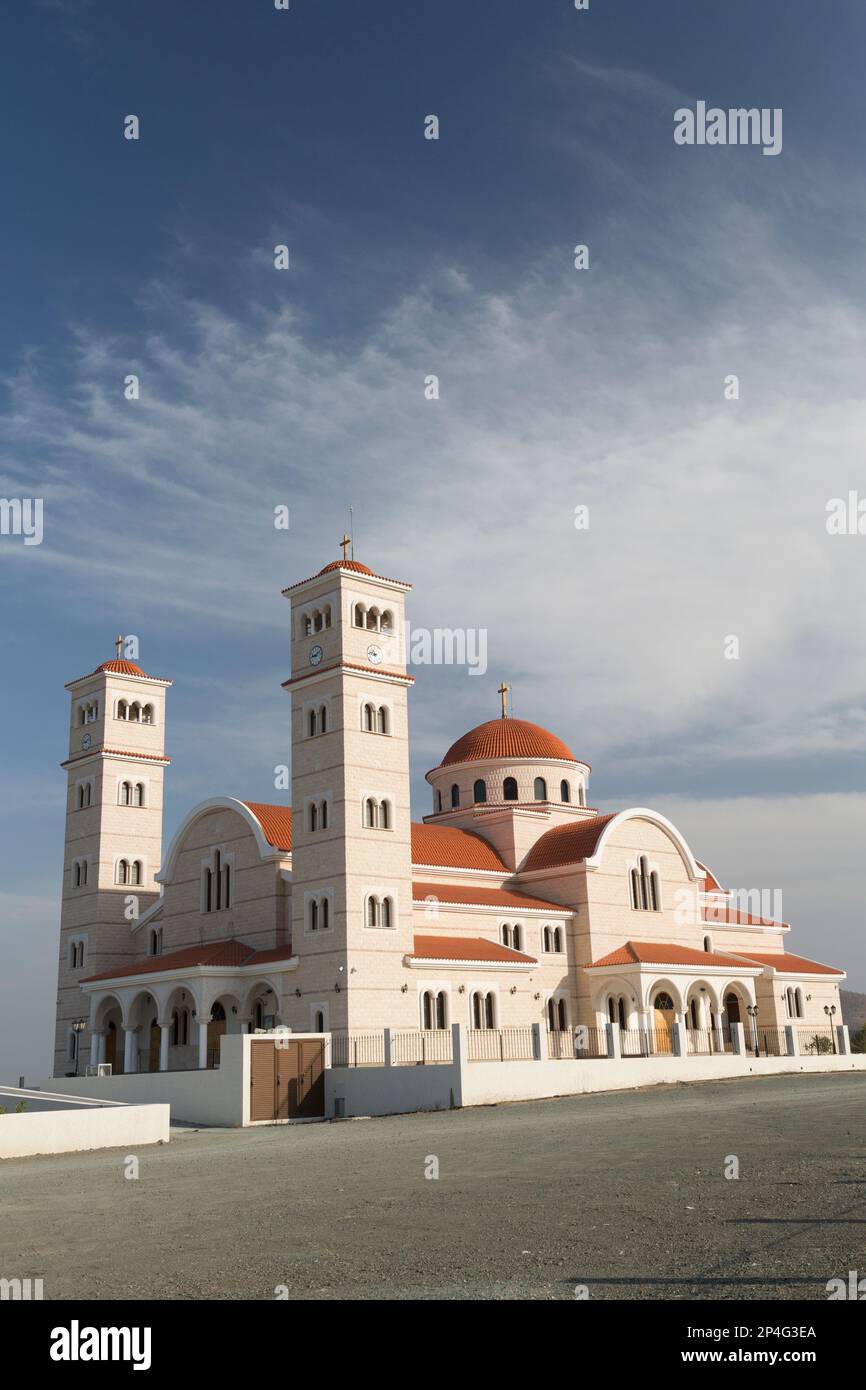 Cyprus, Kornos, the new church of Timiou Prodromou (St John the Baptist ...