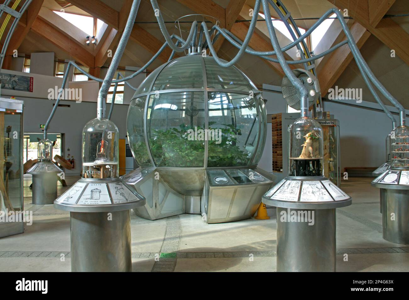 Eden project cornwall interior hi-res stock photography and images - Alamy